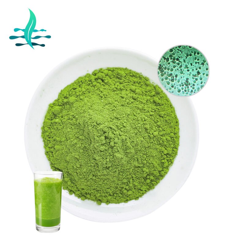 Mixed vegetable powder of spirulina, chlorella, wheatgrass and kale ...